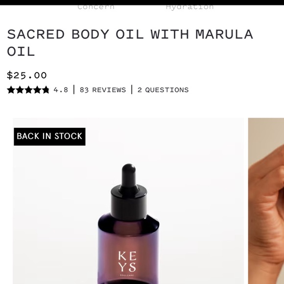 Skincare | Sacred Body Oil With Marula Oil Purple | Poshmark